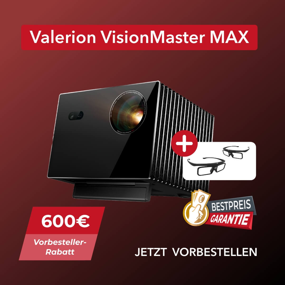 Valerion VisionMaster Max | 4K Triple-Laser | 3500 ISO Lumen