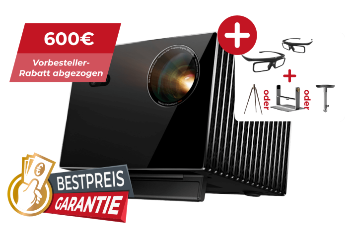 Valerion VisionMaster Max | 4K Triple-Laser | 3500 ISO Lumen